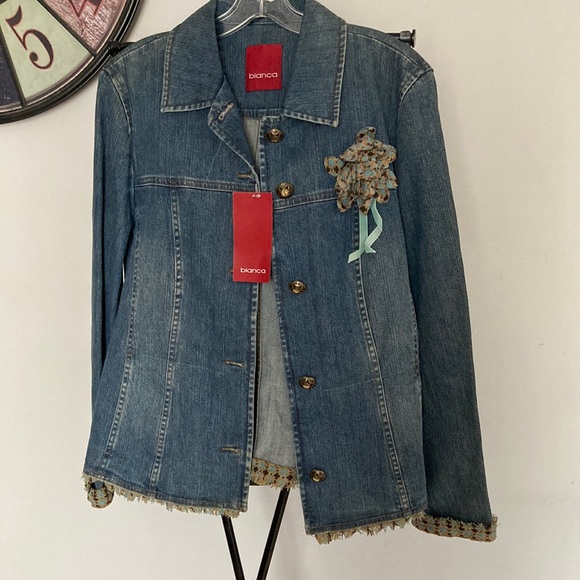 Jackets & Coats | Vintage Bianca Jean Jacket Sz 1 | Poshmark